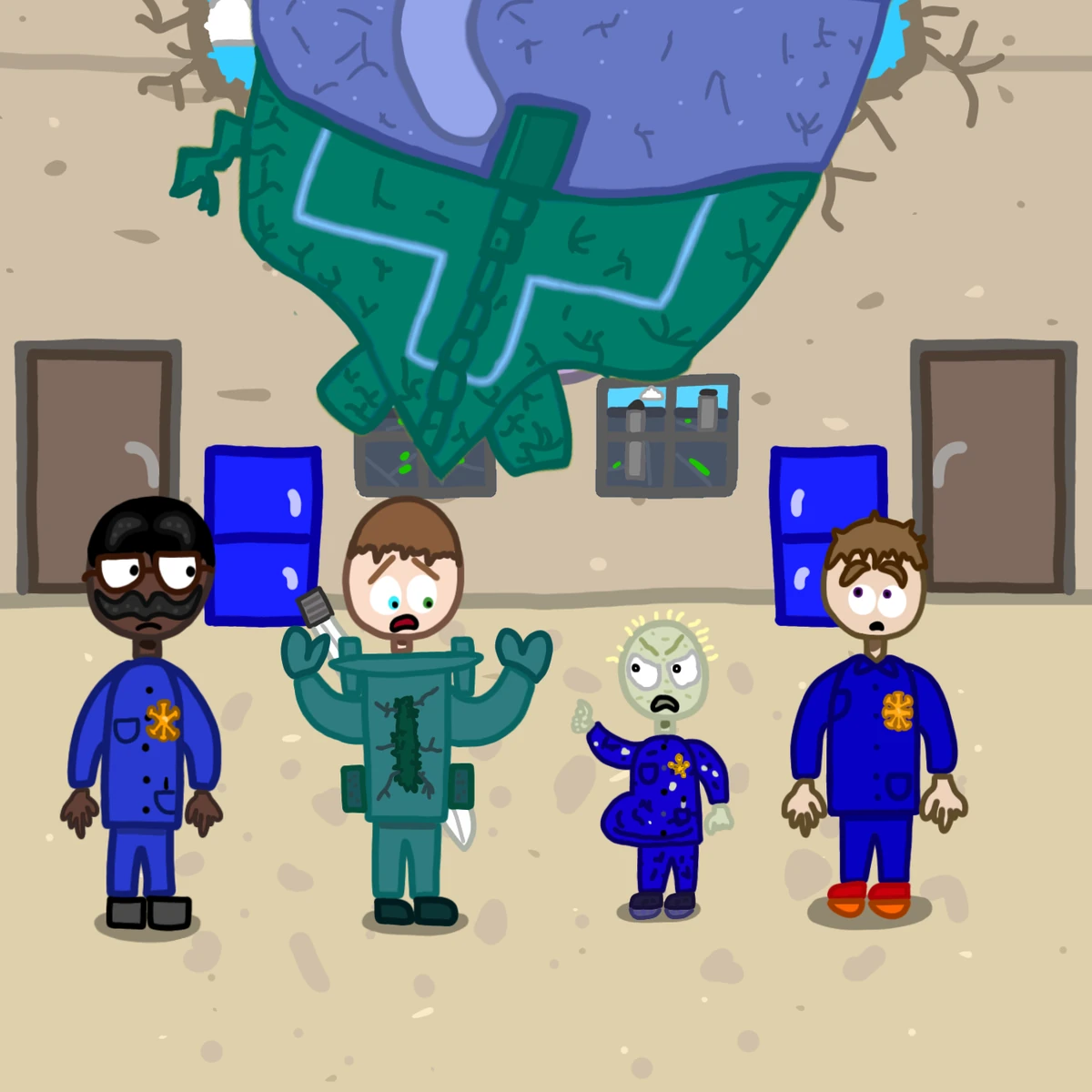 Crashed Spaceship | Turtle Man and DaPhantom Wiki | Fandom