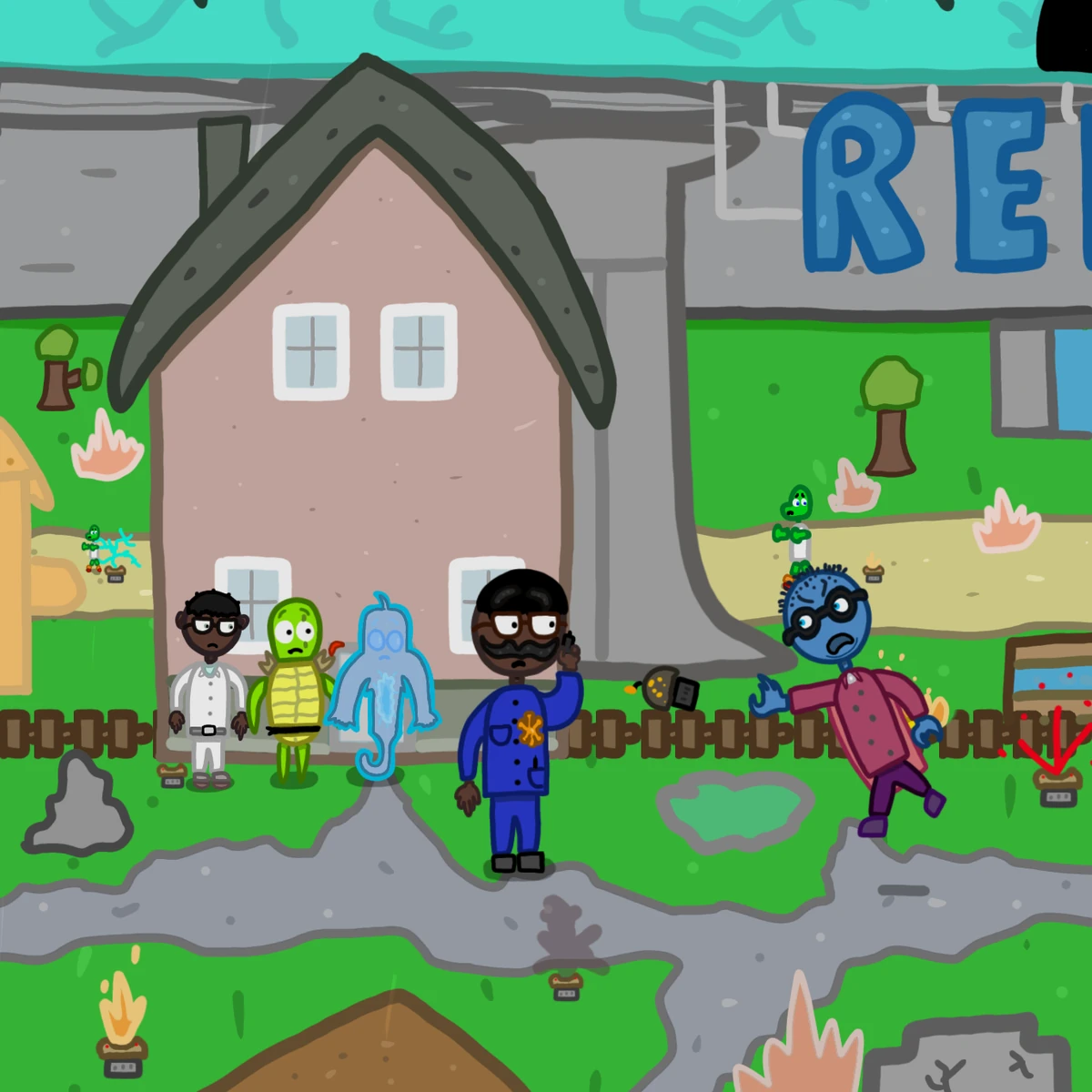 Pie War | Turtle Man and DaPhantom Wiki | Fandom