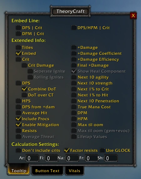 TheoryCraft | Turtle WoW Wiki | Fandom