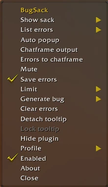 BugSack | Turtle WoW Wiki | Fandom