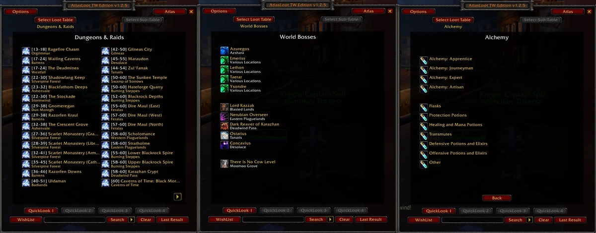 AtlasLoot | Turtle WoW Wiki | Fandom