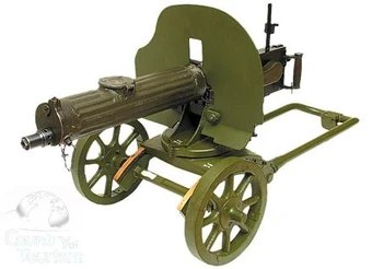 The Maxim Machinegun Used By Cef During The First World