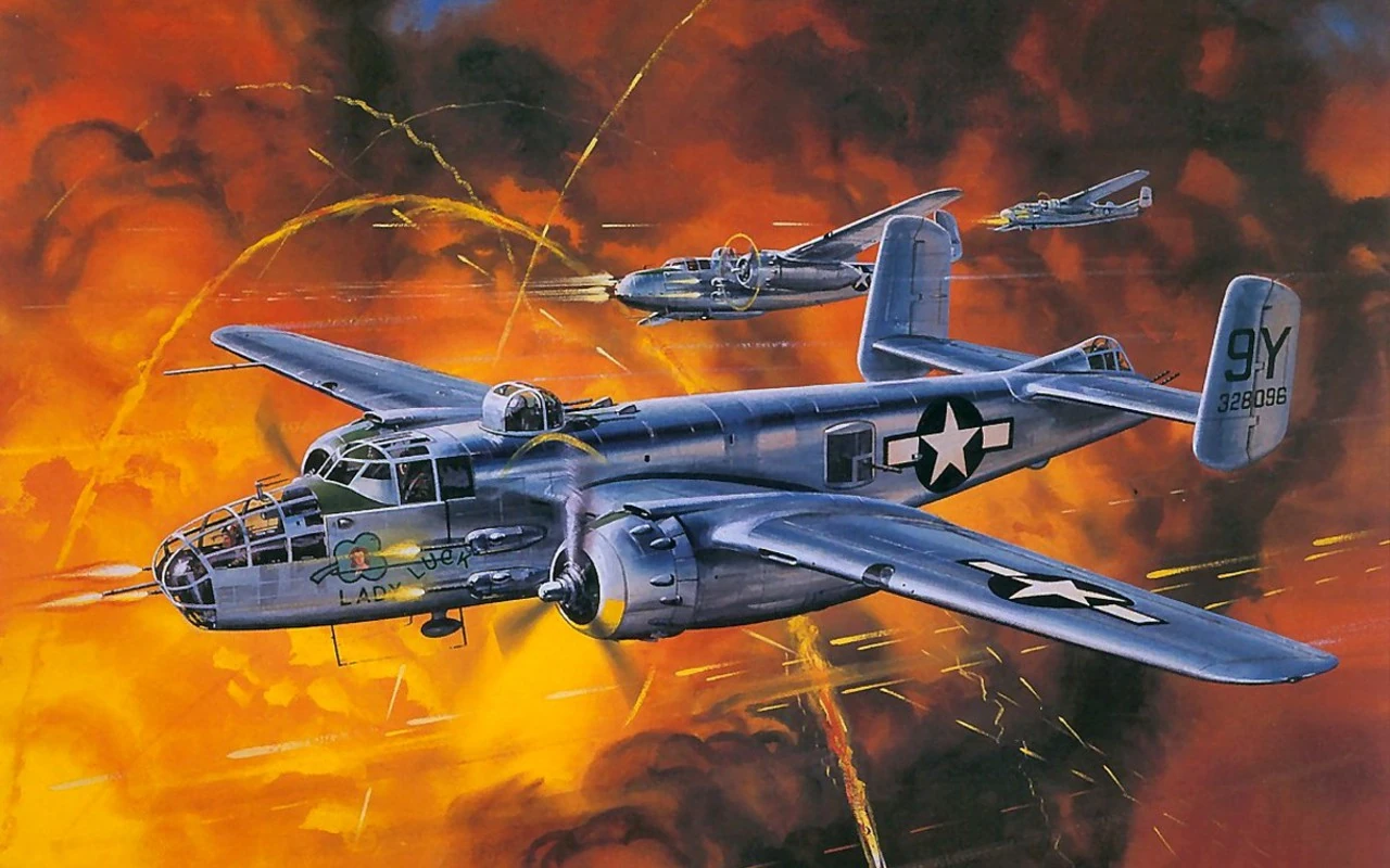 B25 Bomber Wallpaper