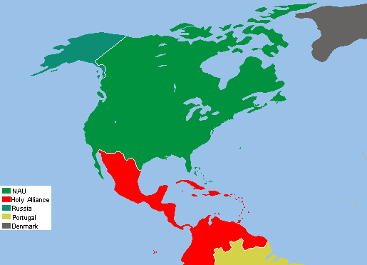 North American Union Map
