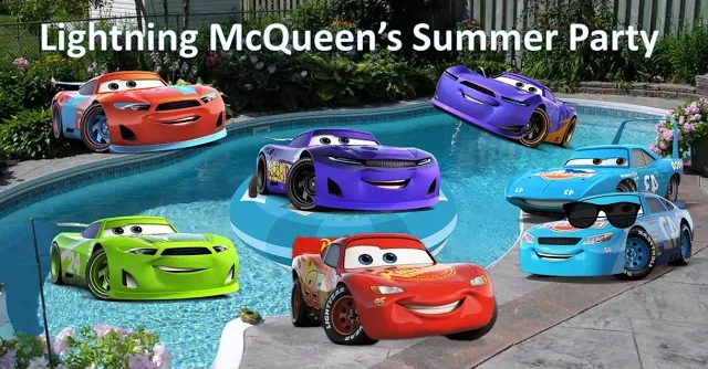 Lightning McQueen's Swimming Pool Party | Tv Globinho rodrcam2009 Wiki ...