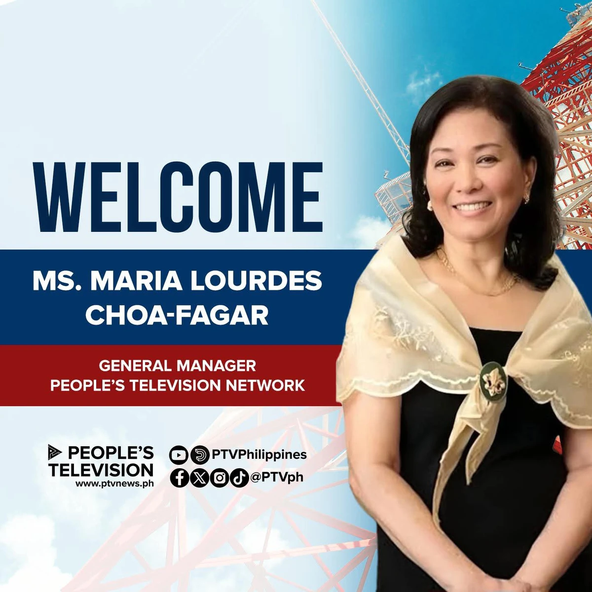 Malou Choa-Fagar, Former TAPE Inc. Executive, Takes the Helm as New PTV ...