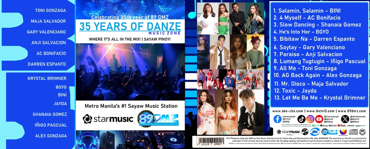 Danze Music Zone: 35 Years of Danze | TV Philippines Wiki | Fandom