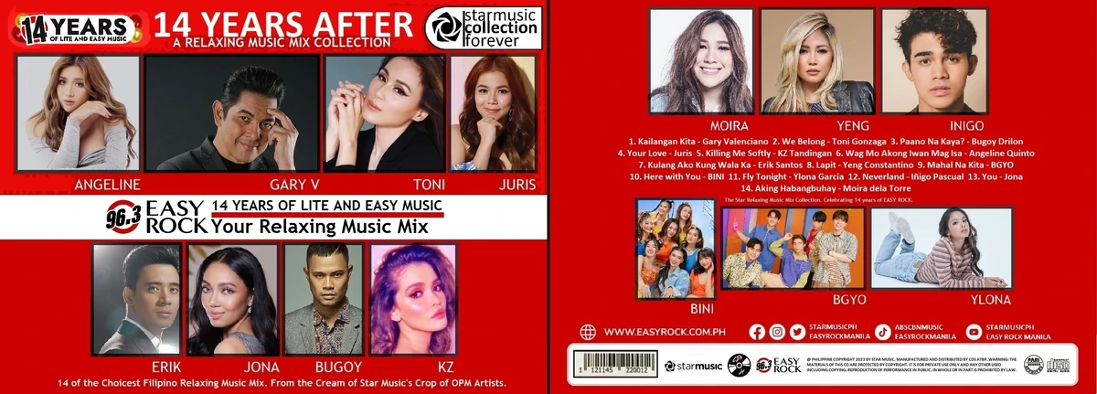 14 Years After - 96.3 Easy Rock - A Relaxing Music Mix Collection | TV and Radio Schedules Wikia ...