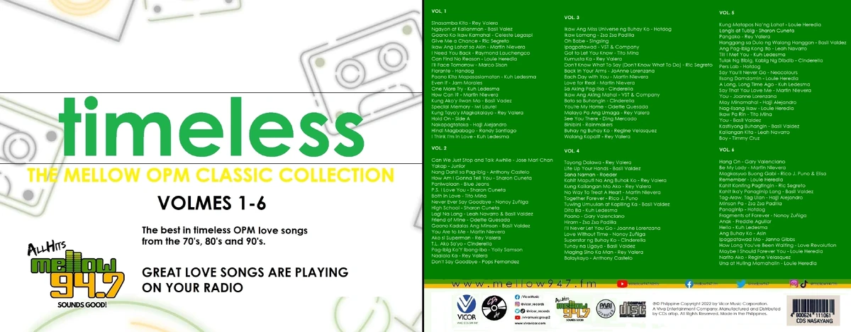 Timeless: The Mellow OPM Classic Collection | TV and Radio Schedules ...
