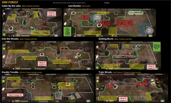 Dim Forest (Challenge Mapset) | The Walking Dead: No Man's Land Wiki ...