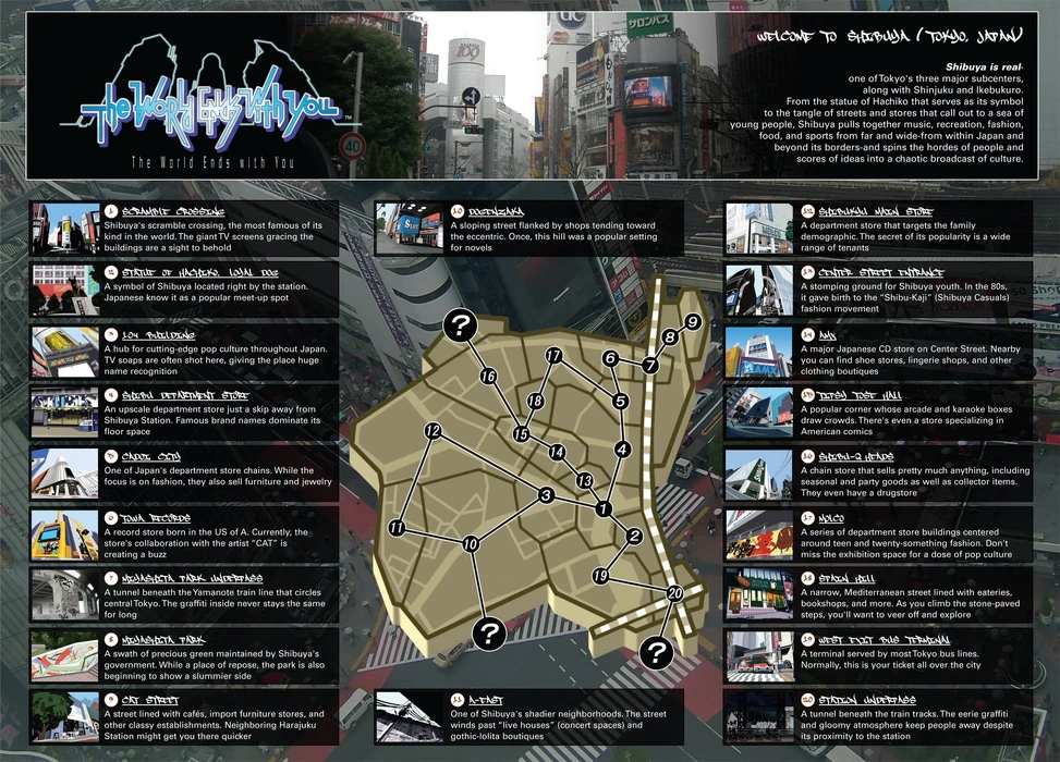 TWEWY/Map | The World Ends With You | Fandom