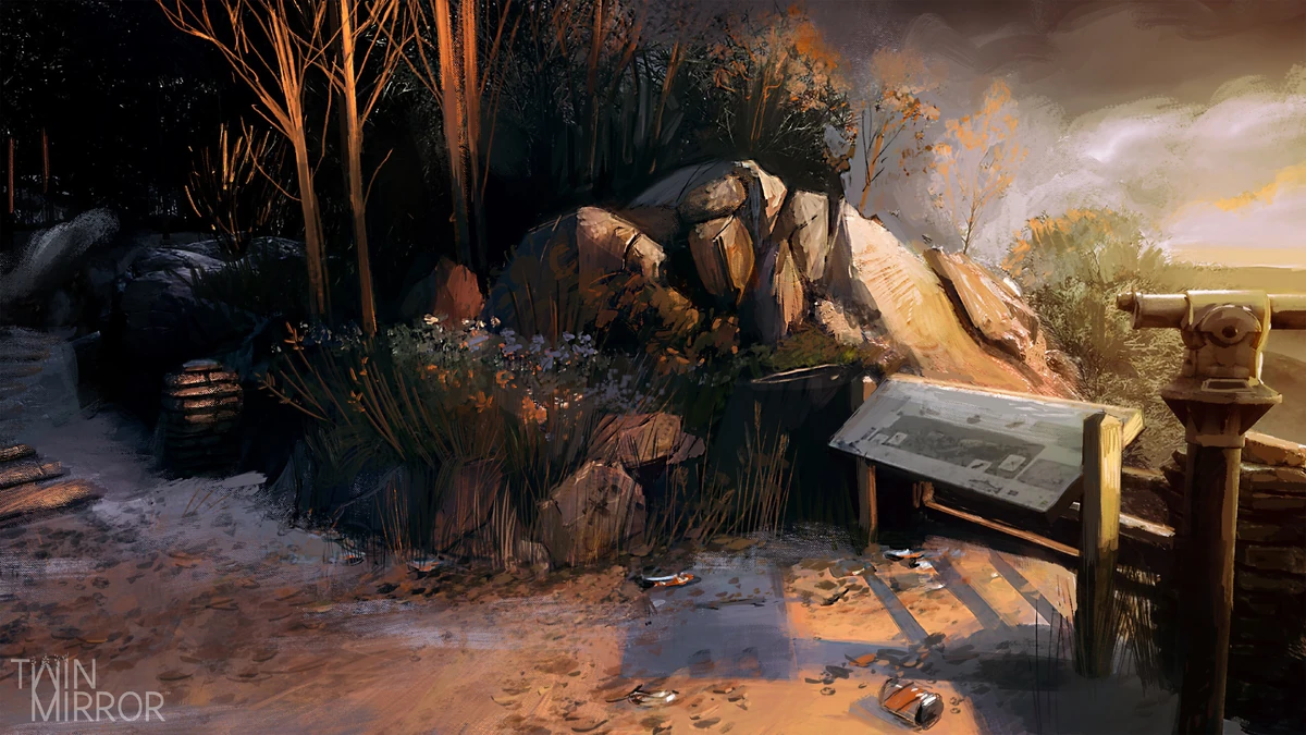 Concept Art | Twin Mirror Wiki | Fandom