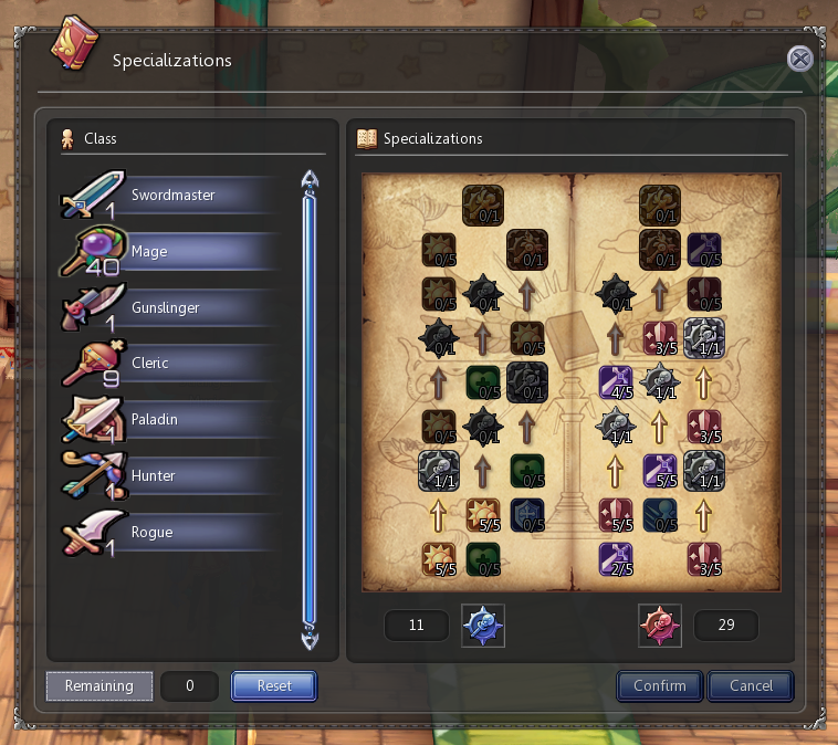 Specializations | Astral Tale Wiki | Fandom