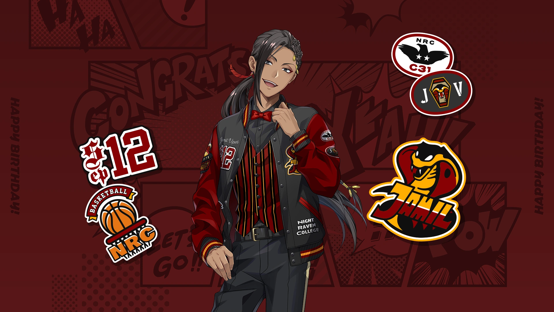 Jamil Birthday Jacket | Twisted Wonderland Wiki | Fandom