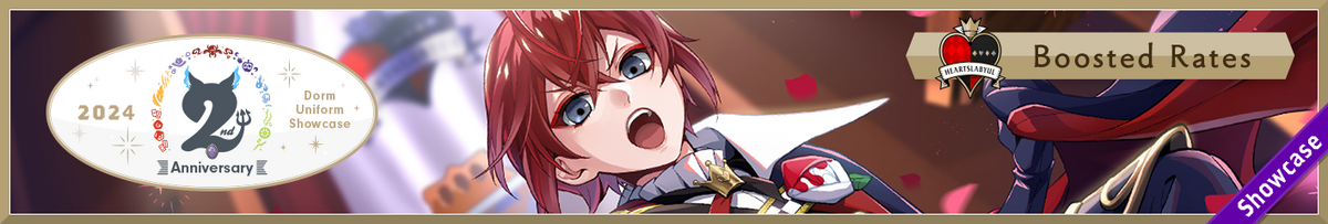 Second Anniversary Dorm Uniform Showcase Riddle Twisted Wonderland