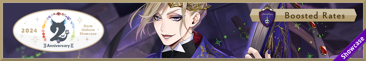 Second Anniversary Dorm Uniform Showcase Vil Twisted Wonderland