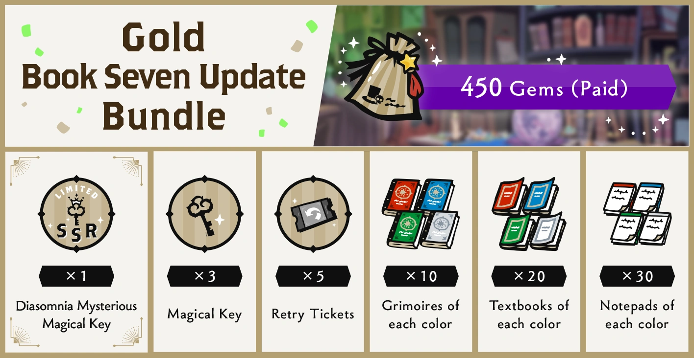 Book Seven Update Bundles | Twisted Wonderland Wiki | Fandom