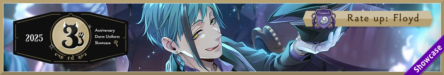 Third Anniversary Dorm Uniform Showcase (Floyd) | Twisted Wonderland ...