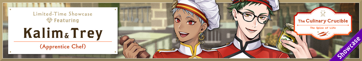 Kalim & Trey (Apprentice Chef) Showcase | Twisted Wonderland Wiki | Fandom