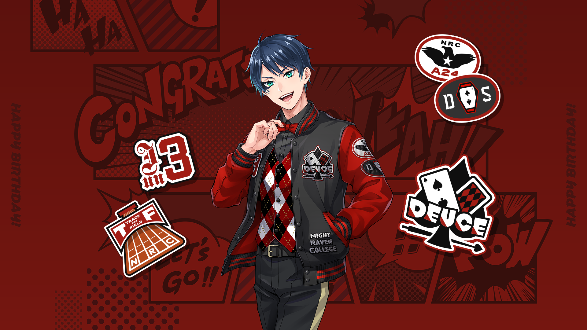 Deuce Birthday Jacket | Twisted Wonderland Wiki | Fandom