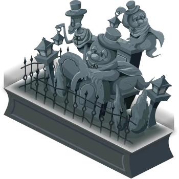 Ghost Trio Statue | Twisted Wonderland Wiki | Fandom