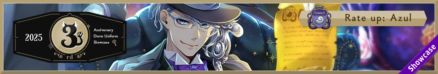 Third Anniversary Dorm Uniform Showcase (Azul) | Twisted Wonderland Wiki | Fandom