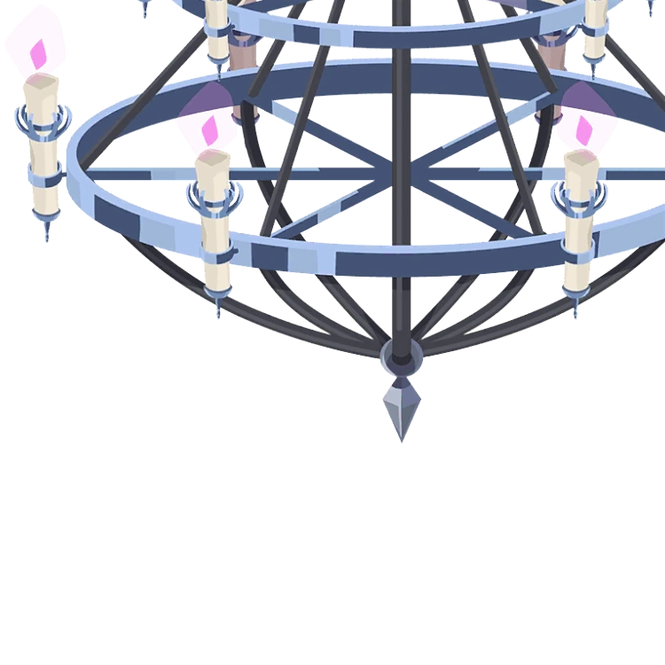 Headmage's Office Chandelier Upper Foreground | Twisted Wonderland Wiki ...