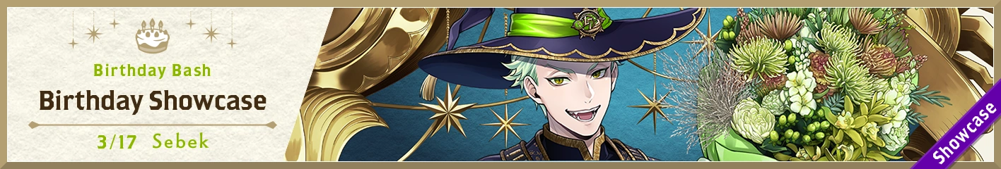 Birthday Bloom Showcase (Sebek) | Twisted Wonderland Wiki | Fandom