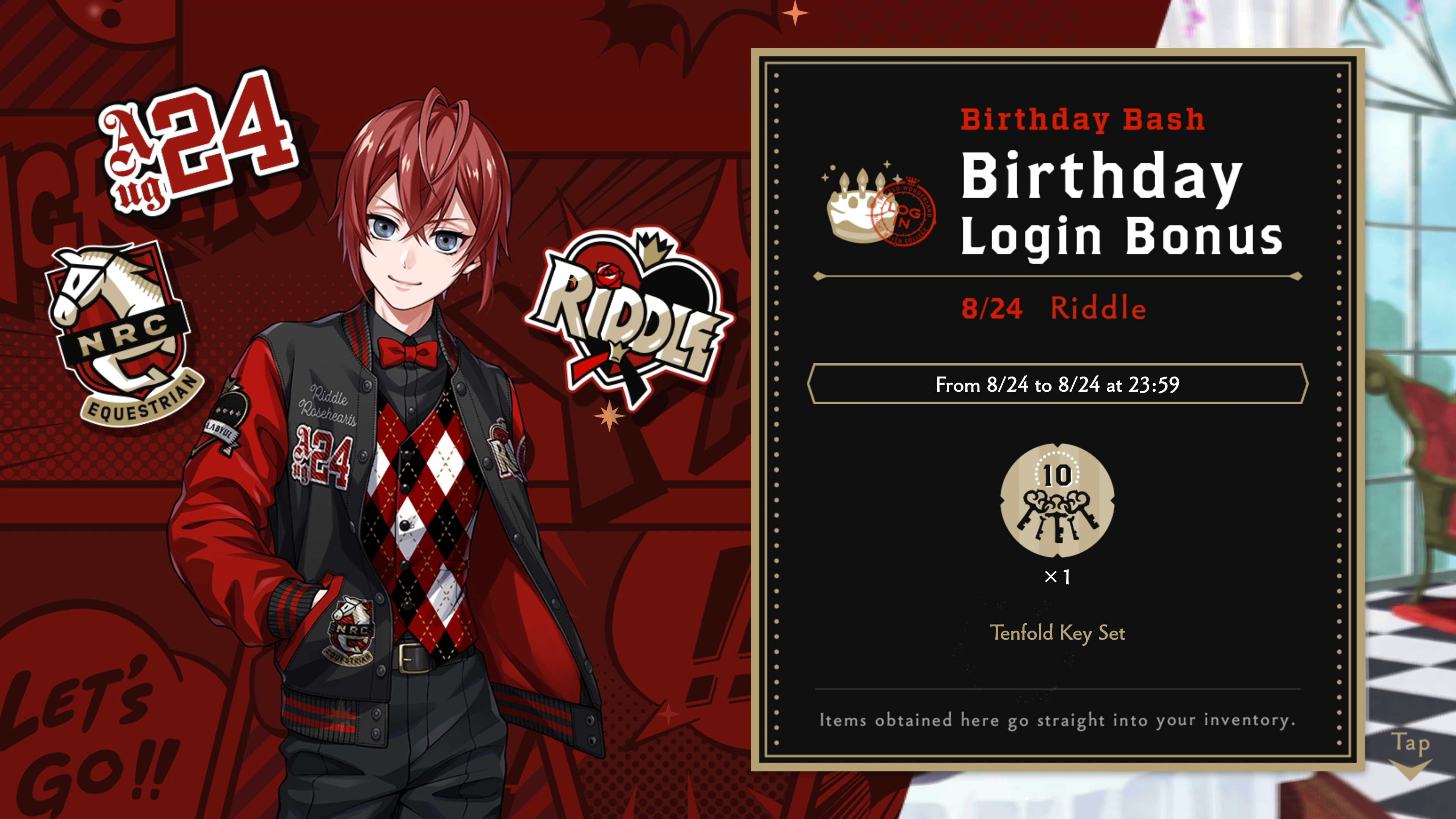 Riddle's Birthday Bash (2nd) | Twisted Wonderland Wiki | Fandom