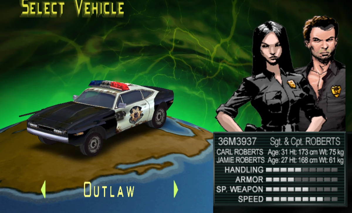 Outlaw (Head-On) | Twisted Metal Wiki | Fandom