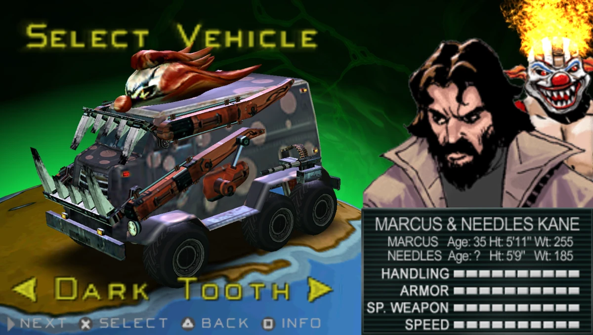 Dark Tooth (Head-On) | Twisted Metal Wiki | Fandom