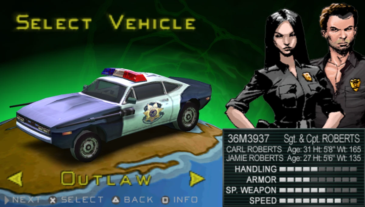 Outlaw (Head-On) | Twisted Metal Wiki | Fandom