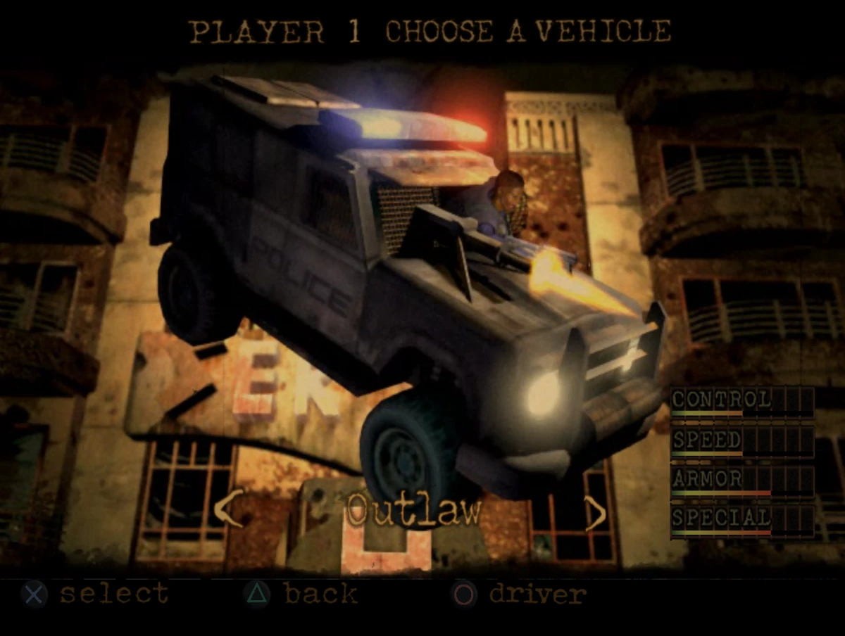 Outlaw (Black) | Twisted Metal Wiki | Fandom