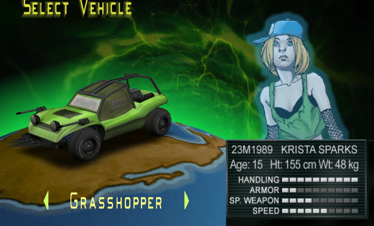 Grasshopper (Head-On) | Twisted Metal Wiki | Fandom