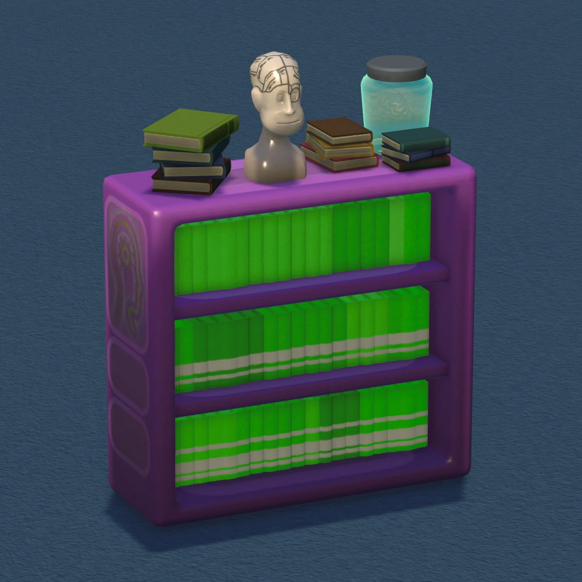 Psychiatry Bookcase | Two Point Campus Wiki | Fandom