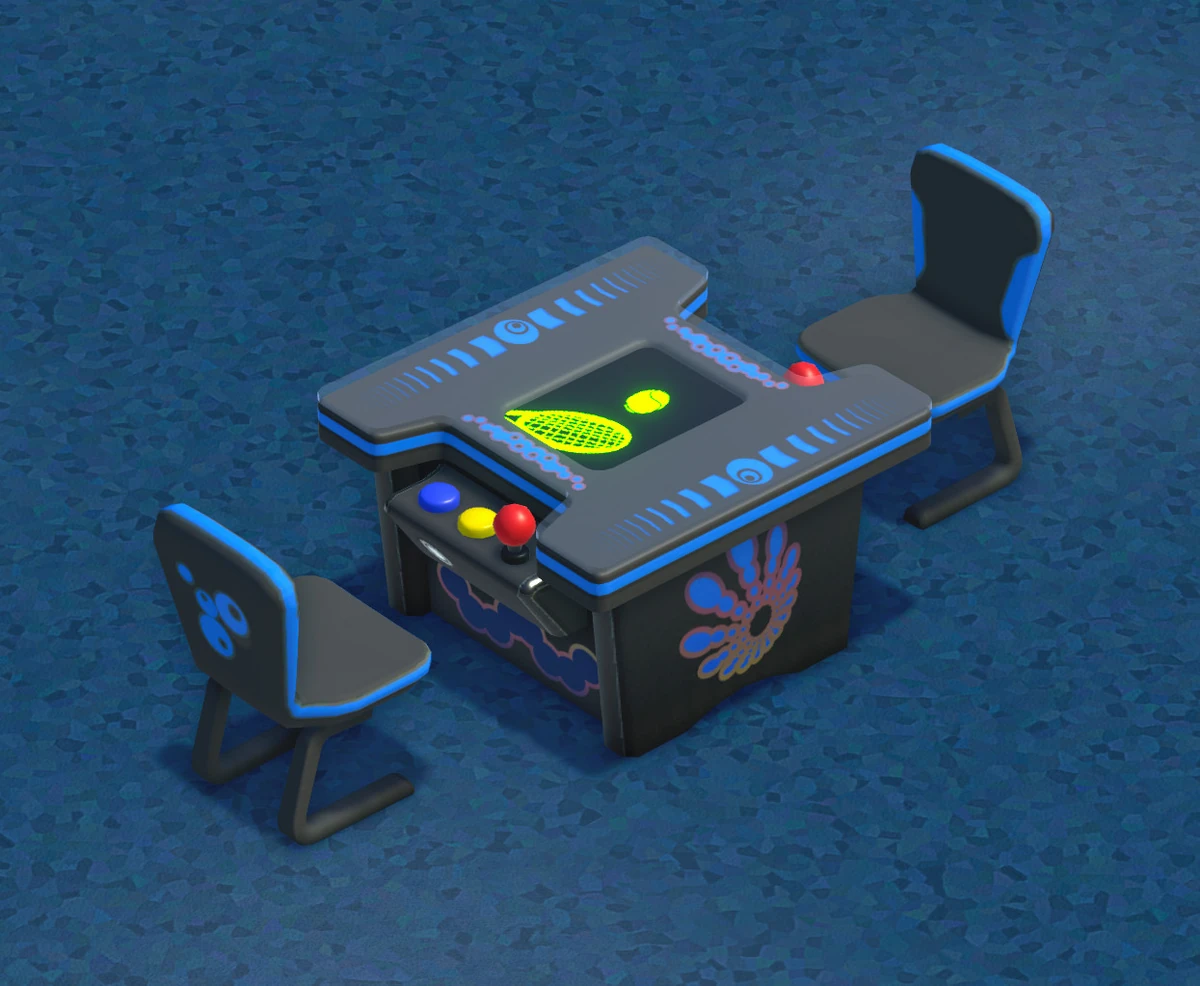 2-Player Arcade Table | Two Point Campus Wiki | Fandom