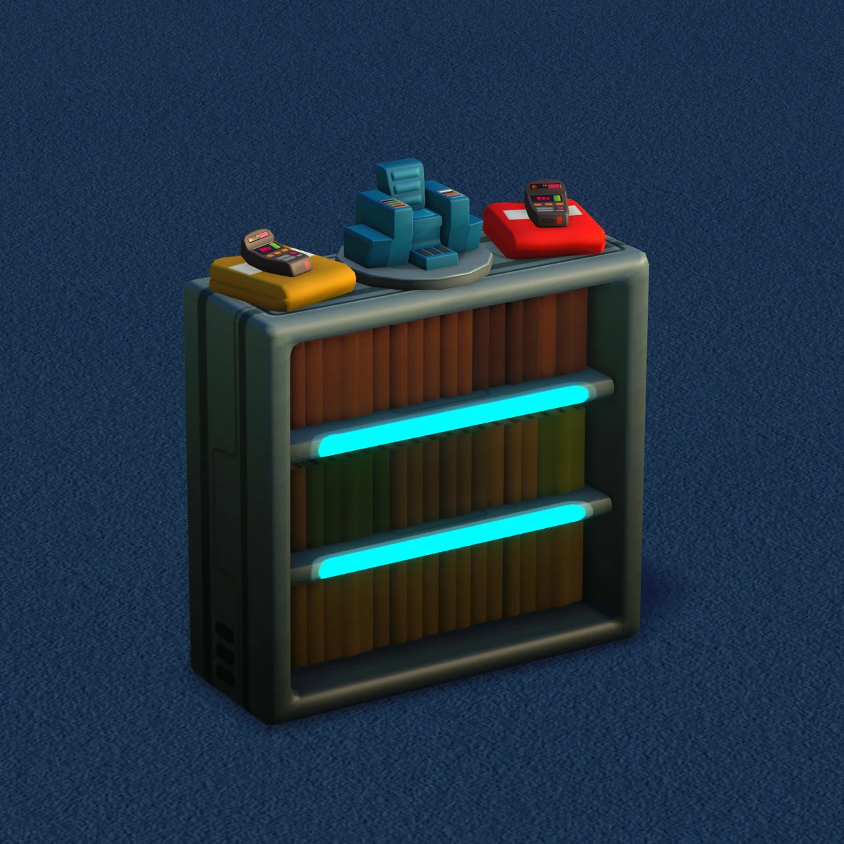 Space Academy Bookcase | Two Point Campus Wiki | Fandom