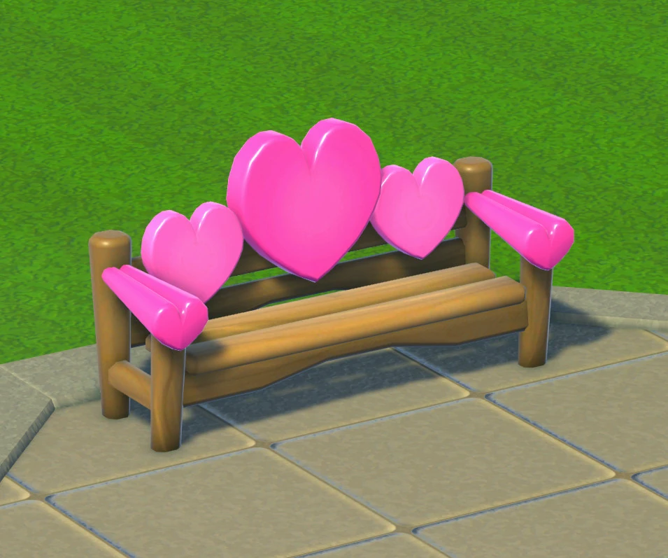 Love Bench | Two Point Campus Wiki | Fandom