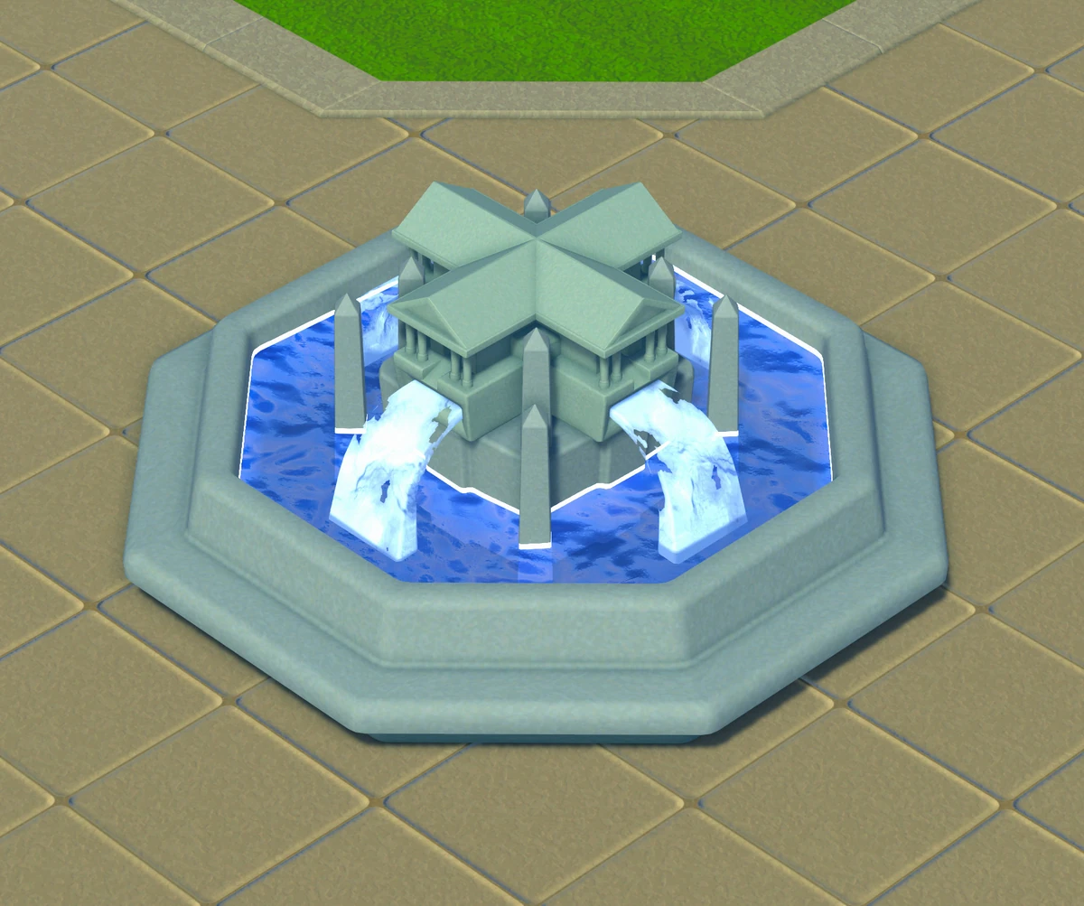 Fountain Town | Two Point Campus Wiki | Fandom