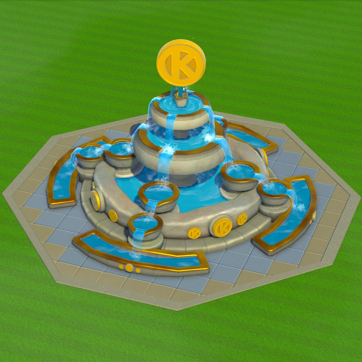 Kudosh Fountain | Two Point Campus Wiki | Fandom