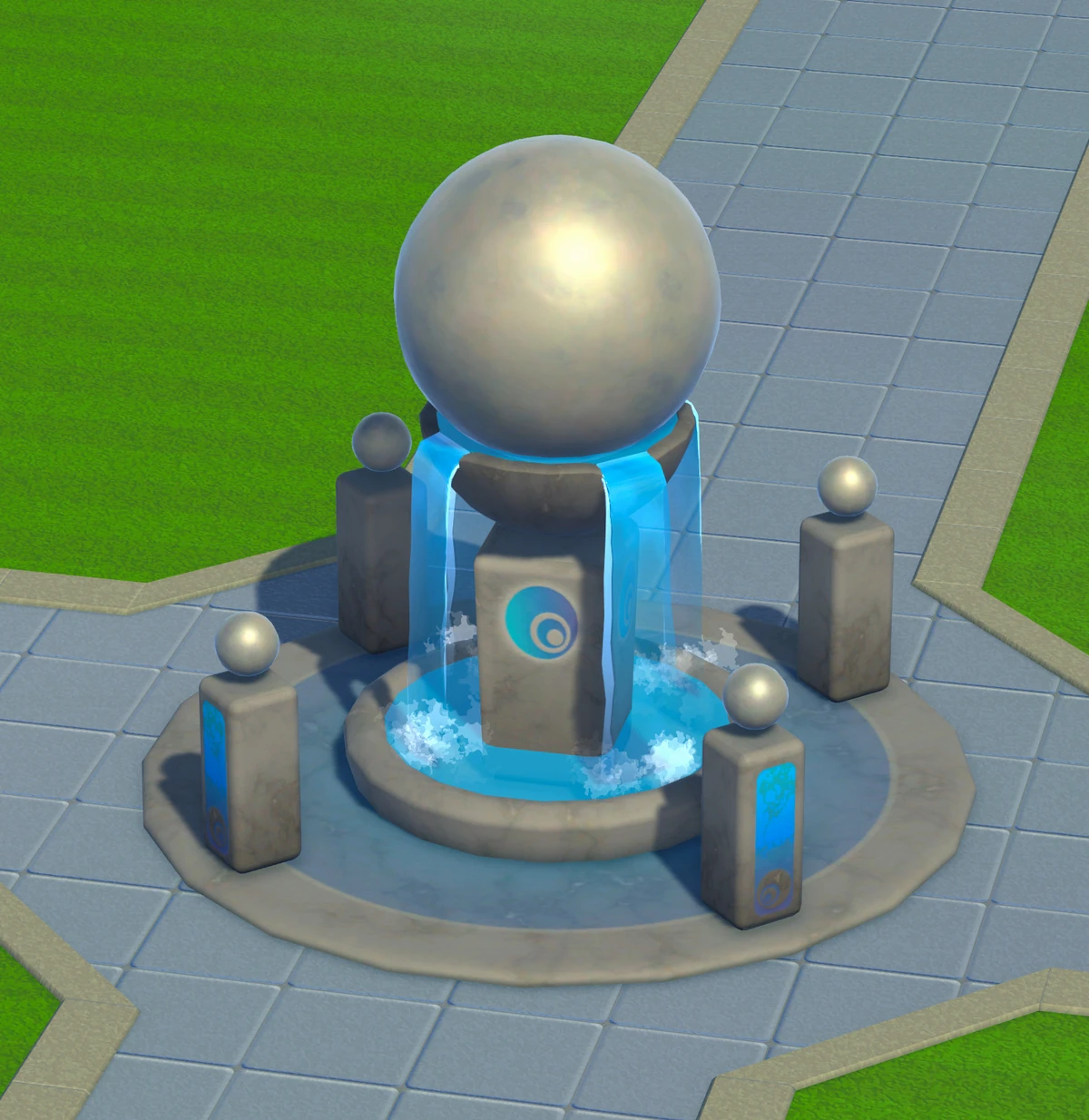 Orb Fountain | Two Point Campus Wiki | Fandom