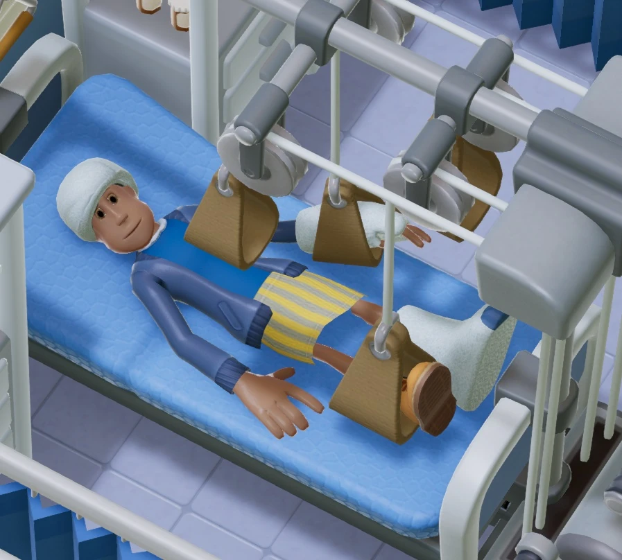 Knobbly Knee | Two Point Hospital Wiki | Fandom
