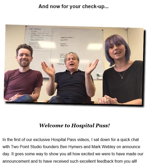 Hospital Pass: Healthcheck Update 1 | Two Point Hospital Wiki | Fandom