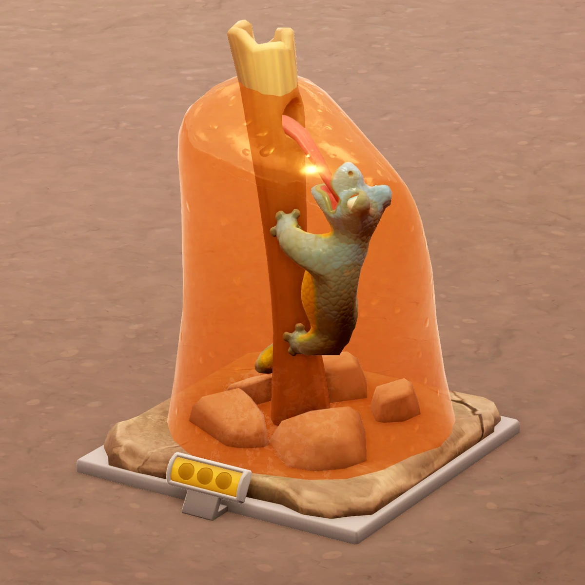 Ambered Giga-Gecko | Two Point Museum Wiki | Fandom