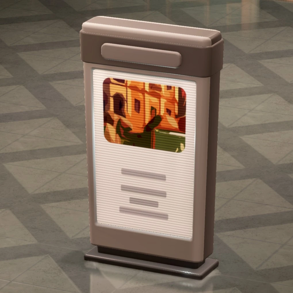 Digital Info Stand | Two Point Museum Wiki | Fandom