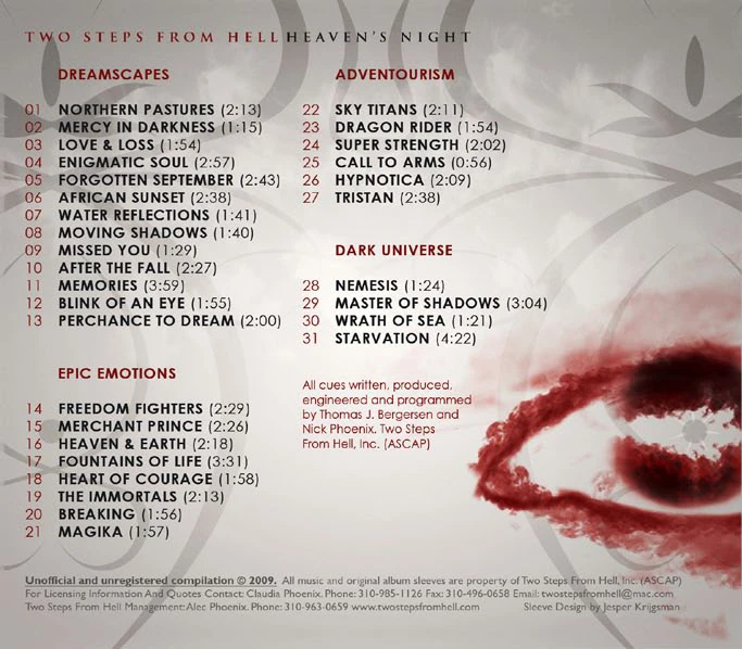 Heaven’s Night | Two Steps From Hell Wikia | Fandom