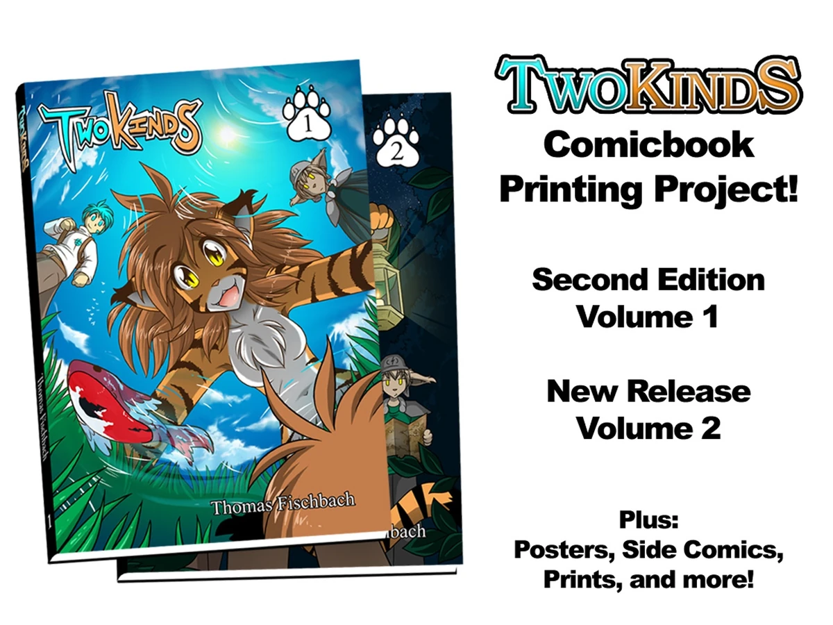 Twokinds Book Printing Drive | Twokinds Wiki | Fandom