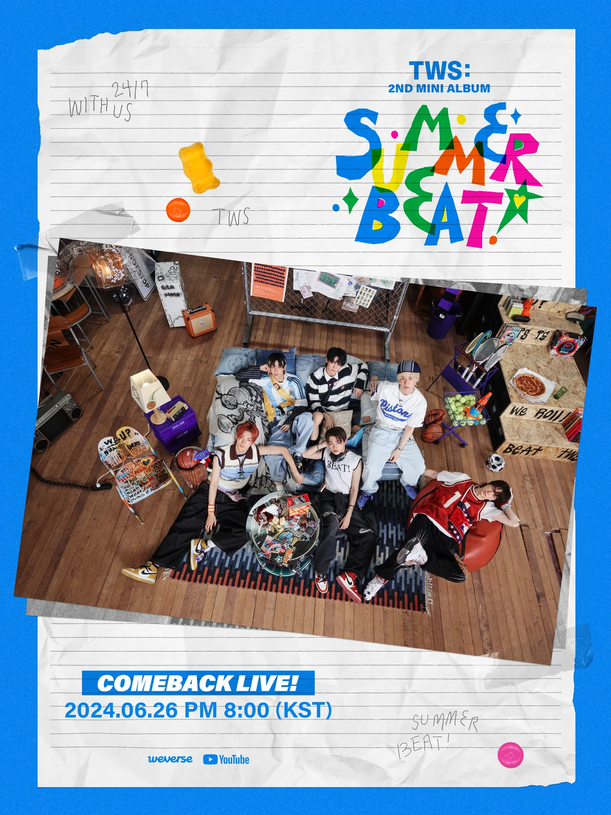 TWS 2nd Mini Album "SUMMER BEAT!" Comeback Live! | TWS Wiki | Fandom