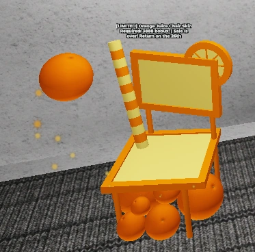 Orange Juice Chair Skin | Time Wasting Simulator Wiki | Fandom