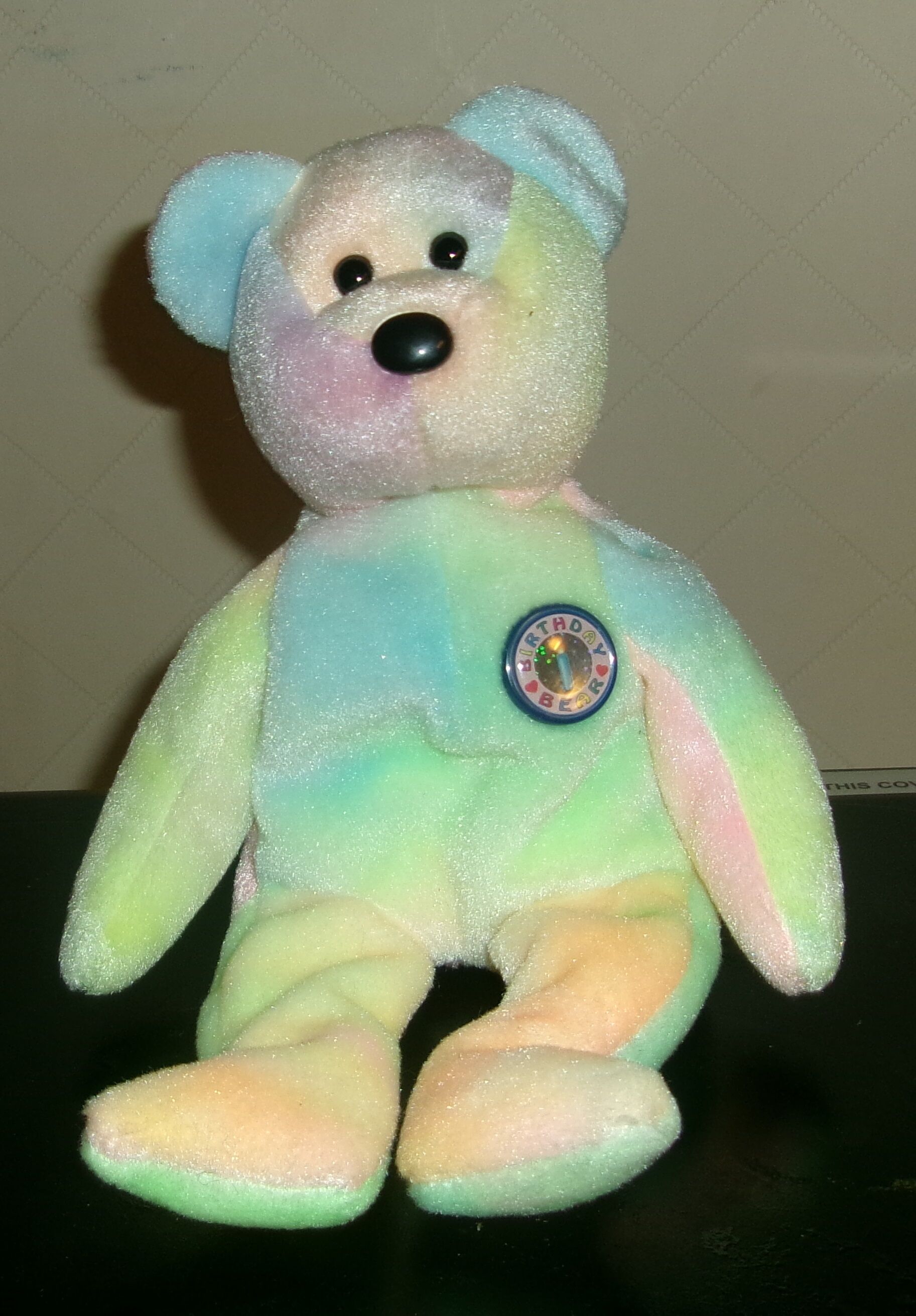 Tie dye beanie baby bear store